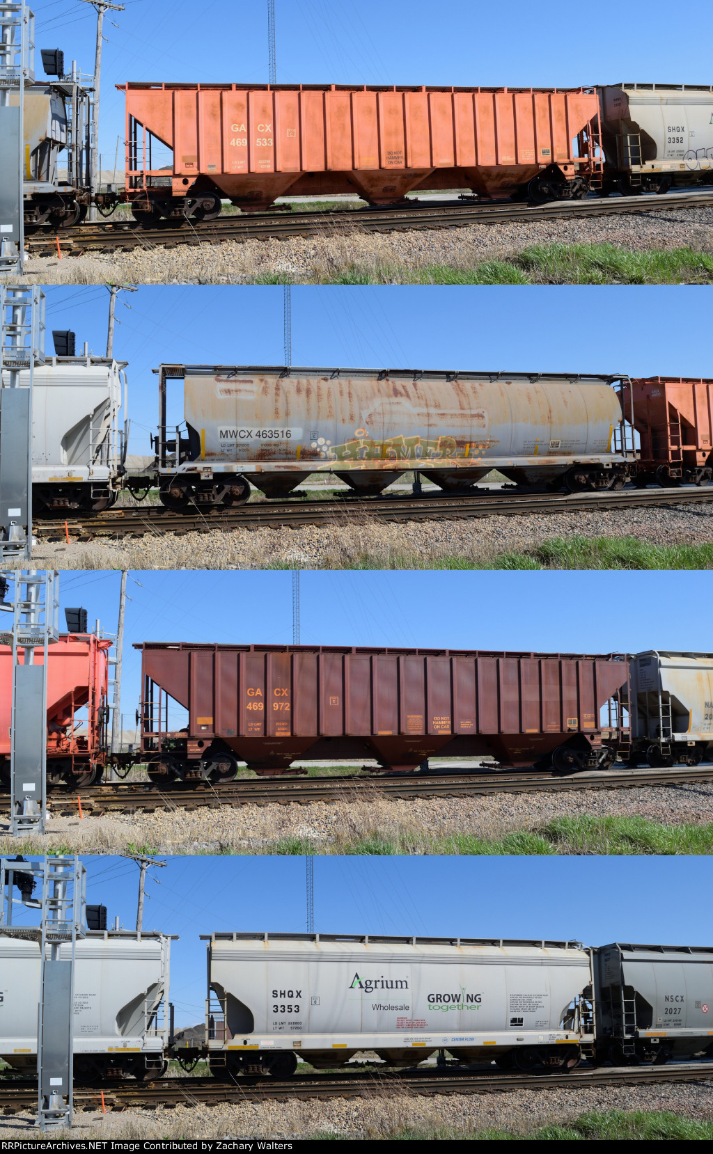 GACX MWCX SHQX Hoppers